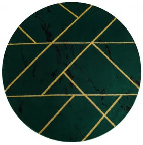 koberec kulatý EMERALD výhradní 1012 glamour, stylový mramor, geo velikost kruh 120 cm | krásné koberce cz