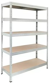 AR Shelving Vysokozátěžový regál Rivet, 180 × 120 × 45 cm, nosnost police: 250 kg