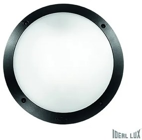 Venkovní stropní a nástěnné svítidlo Ideal Lux Lucia-1 AP1 nero 096674 černé IP66