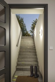 P 94956 LED venkovní nástěnné svítidlo Aureva pohybové čidlo IP65 kruhové 220mm 2200 - 4000K 20,5W 230V antracit/bílá polykarbonát - PAULMANN