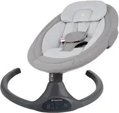 KikkaBoo Houpací lehátko elektrické Codie Light Grey / Nosnost do 9 kg