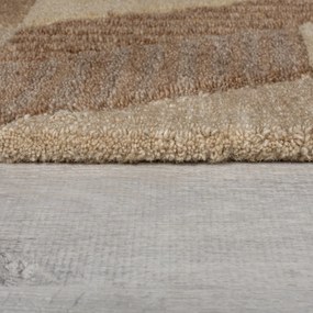 Kusový koberec Moda Asher Natural, 120x170, hnedá, chodba / predsieň, Flair Rugs
