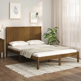 vidaXL Rám postele masivní borovice 120 x 200 cm [3105727] Barva: medová hnědá