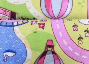 Koberce Breno Kusový koberec SWEET TOWN 26, Růžová, Vícebarevné, 100 x 165 cm