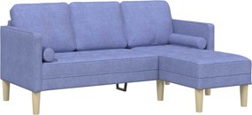 Set pohovek 2 ks Modrá džínovina Polyester 3329262