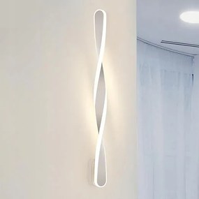 Designové moderní Led nástěnné svítidlo Spirálová lampa 22W 56 cm