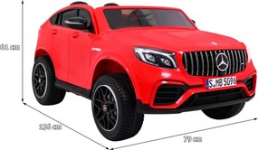 Ramiz Dětské autíčko Mercedes GLC 63S červené SUV + pohon 4x4