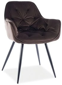 Jídelní židle Champlain (hnědá + černá). 1050276