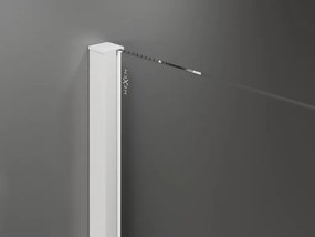 Mexen Velar posuvná sprchová stěna Walk-in 120 x 200 cm, transparentní 8 mm, bílá - 871-120-000-03-20