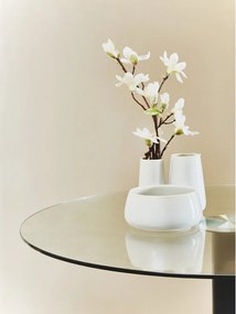 Kulatý jídelní stůl se skleněnou deskou ø 90 cm Metropolitan – Premier Housewares