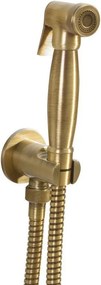 Reitano Rubinetteria Reitano Rubinetteria, Bidetová sprcha retro s hadicí a držákem sprchy s vyústěním, bronz, 9106