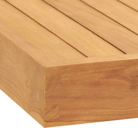 vidaXL Servírovací podnos 50 x 50 cm masivní teakové dřevo [315457]