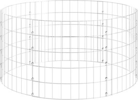 Zahradní kompostér Ø 100 x 50 cm pozinkovaná ocel 3115943