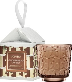 Voluspa svíčka Gingerbread Chalet v dárkové chaloupce, 72 g
