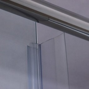 Roth Posuvné sprchové dveře KID2 pro instalaci do niky Varianta: šířka: 180 cm, orientace: Uni - (KID2 1800 - 970-1800000-00-02), Barva profilů a typ výplně: profily: brillant, výplň: transparent
