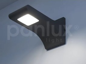 Venkovní nástěnné LED svítidlo OLBIA N šedá Panlux PN42300001