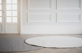 ROWICO kulatý koberec AUCKLAND Ø 250 cm světle šedá 120453