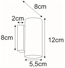 Nástěnné svítidlo K-4438 z řady DOPIK