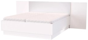 Nábytek Mikulík Dvoulůžková postel SMART XL s úložným prostorem, 180×200 cm Dekor: Akácie světlá