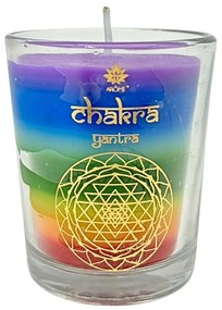 Arome Votivní svíčka 60 g, ve skle, 7 chaker, Sandalwood