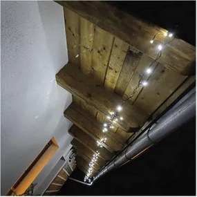Vánoční osvětlení EMOS D4AC04 ZY0804T 180LED řetěz 18m studená bílá s časovačem