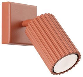Sollux Lighting Nástěnné svítidlo KARBON červený okr
