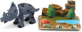 Magnetická stavebnice Triceratops 3D / Magnetická stavebnice / 7 dílků
