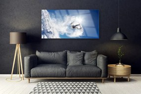 Plexisklo-obraz Snowboard Sport Sníh Zima 120x60 cm