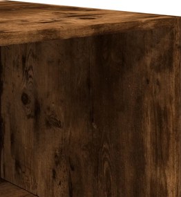 Šatní skříň kouřový dub 100 x 50 x 200 cm kompozitní dřevo 3307733