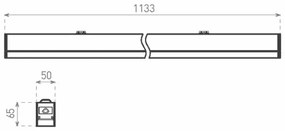 Greenlux GXPR068 - LED Zářivkové svítidlo PROFI LINEAR II LED/36W/230V 4000K