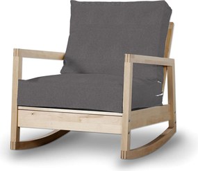 Potah na křeslo IKEA Lillberg barva šedá látka pletený vzor