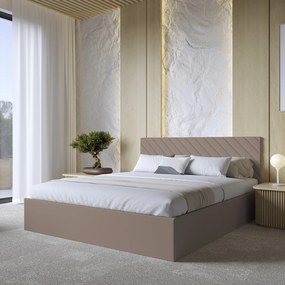 Eka Čalouněná postel ADEL 180x200 cm Barva látky Trinity: Modrá (Trinity 2313)
