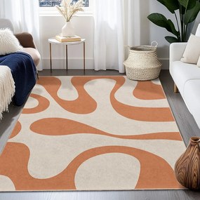 Oranžový pratelný koberec 160x230 cm Caramel Latte – Mila Home