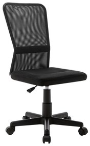 289510 vidaXL Kancelářská židle černá 44 x 52 x 100 cm síťovina textil