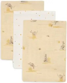 Jollein Kangaroots / Žínky / 3 ks / 100% bavlna / 20×15 cm