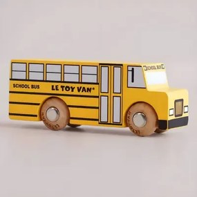 LE TOY VAN Dřevěný školní autobus Rufus / od 2 let