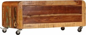 Konferenční stolek 85 x 55 x 40 cm masivní recyklované dřevo 247515