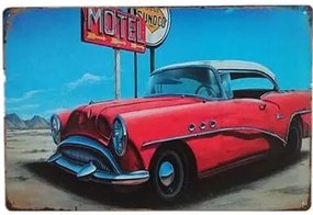 Cedule Motel – red car