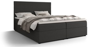 Manželská postel Boxspring 180 cm Locos Comfort (tmavě šedá) (s matrací a úložným prostorem). 1056135