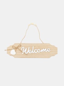Sinsay - Závěsná dekorace na dveře s nápisem Welcome - béžová