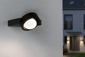 P 94406 Venkovní nástěnné svítidlo Swivea antracit IP44 8W 230V teplá bílá nastavitelná hlava svítidla - PAULMANN