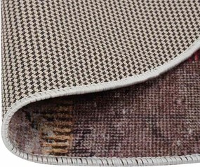 Koberec pratelný patchwork ⌀ 120 cm vícebarevný 337969