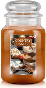 Gingerbread Tiramisu – Country Candle – velká vonná svíčka se 2 knoty