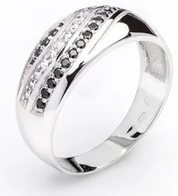 Dámský luxusní zlatý prsten se zirkony cca 585/4,10gr vel. libovolná 323041340