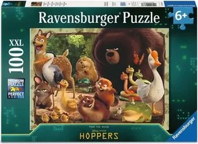 RAVENSBURGER Puzzle Disney Pixar: Na skok do divočiny XXL / 100 dílků
