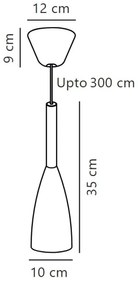 DFTP by Nordlux - Lustr na lanku PURE 1xE27/40W/230V bílá/ořech