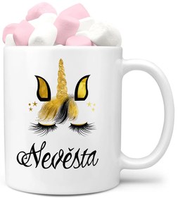 Hrnek Nevěsta – unicorn (Náplň hrníčku: Marshmallow)