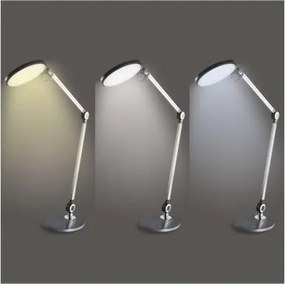 Stolní LED lampa Karen s bezdrátovým nabíjením černá