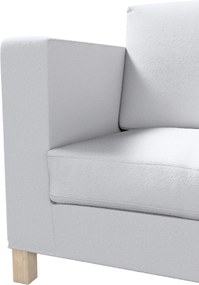 Potah na pohovku IKEA  Karlanda 3-místná nerozkládací, krátký barva bílá látka pletený vzor