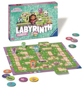 Společenská hra ravensburger 22686 labyrinth junior gabby's dollhouse